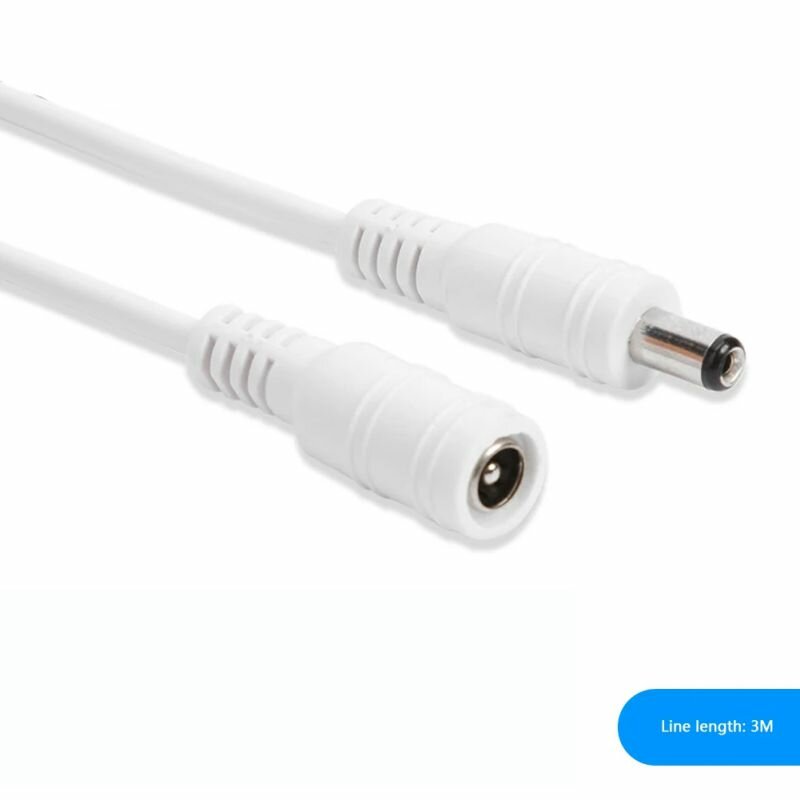 Удлинительный кабель питания 12 В-24 В, 0,5 м, разъем 5,5x2,1 мм, шнур питания постоянного тока, провод адаптера питания для камеры видеонаблюдения