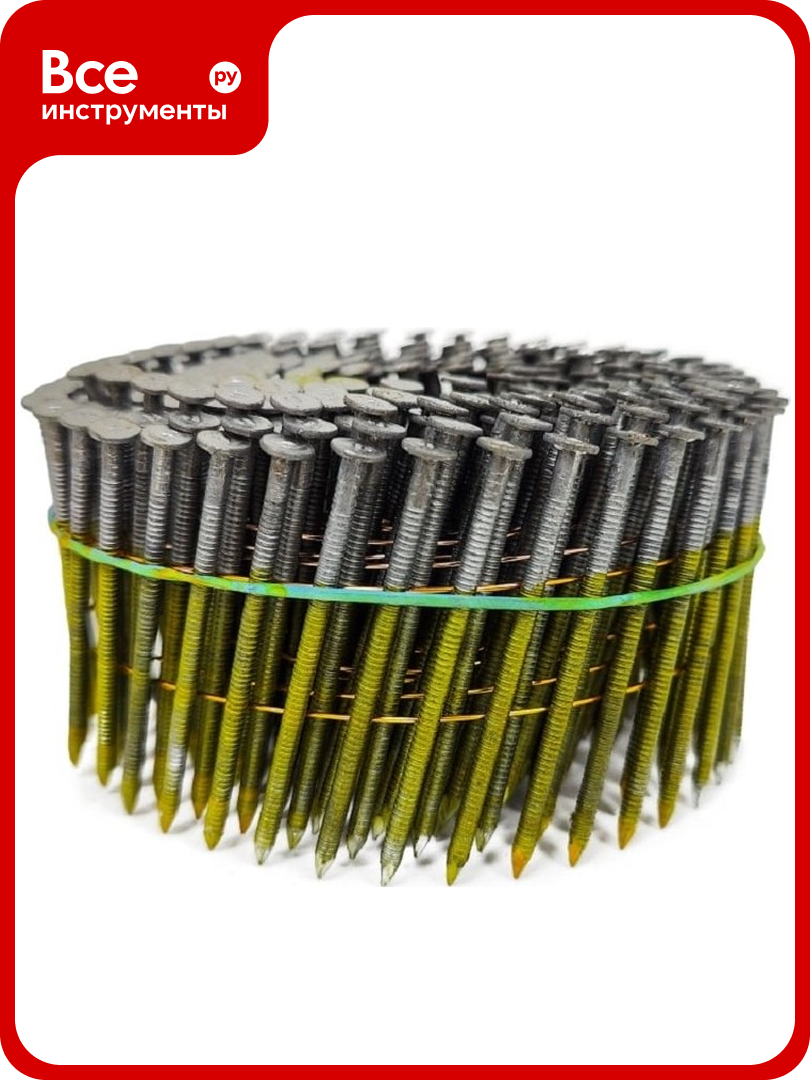 Барабанные гвозди Finka 2.8x60 BK Ring 3000 шт. FN2860BKR