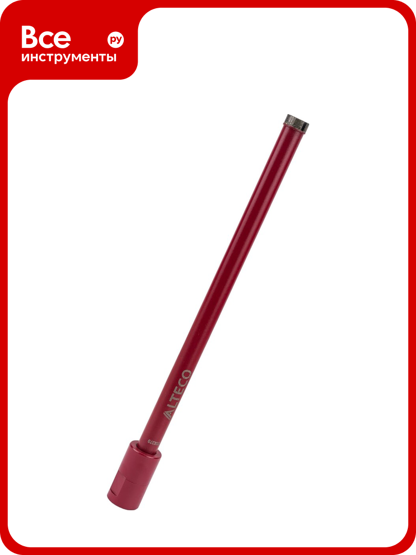 Коронка алмазная ВТ (20х370 мм) ALTECO 25104, для установок алмазного бурения