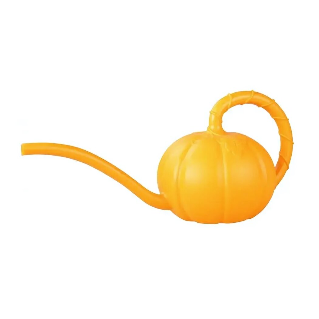 Лейка садовая "Тыковка" 1,5л, пластик, цвет в ассортименте, удобный носик