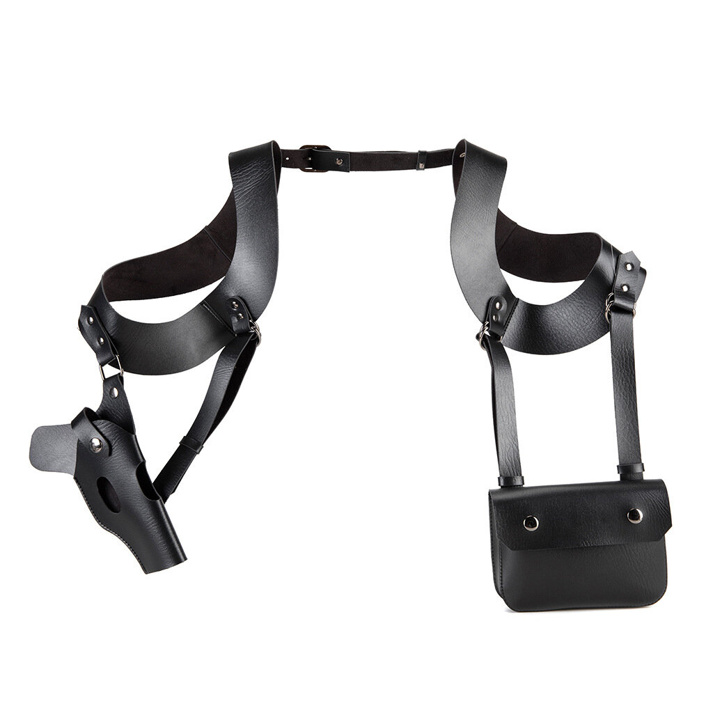 Сумка через плечо в европейском и американском стиле в стиле ретро из искусственной кожи на бретельках, кобура для аксессуаров, реквизит для косплея на сцене，FSL016