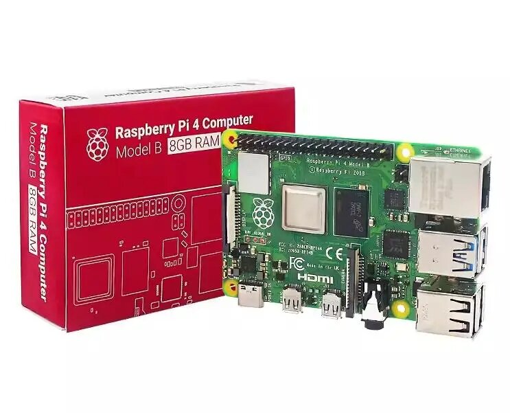 Raspberry Pi 4 & 5 Model B 1/2/4/8 ГБ ОЗУ Raspberry Pi 4B 2G