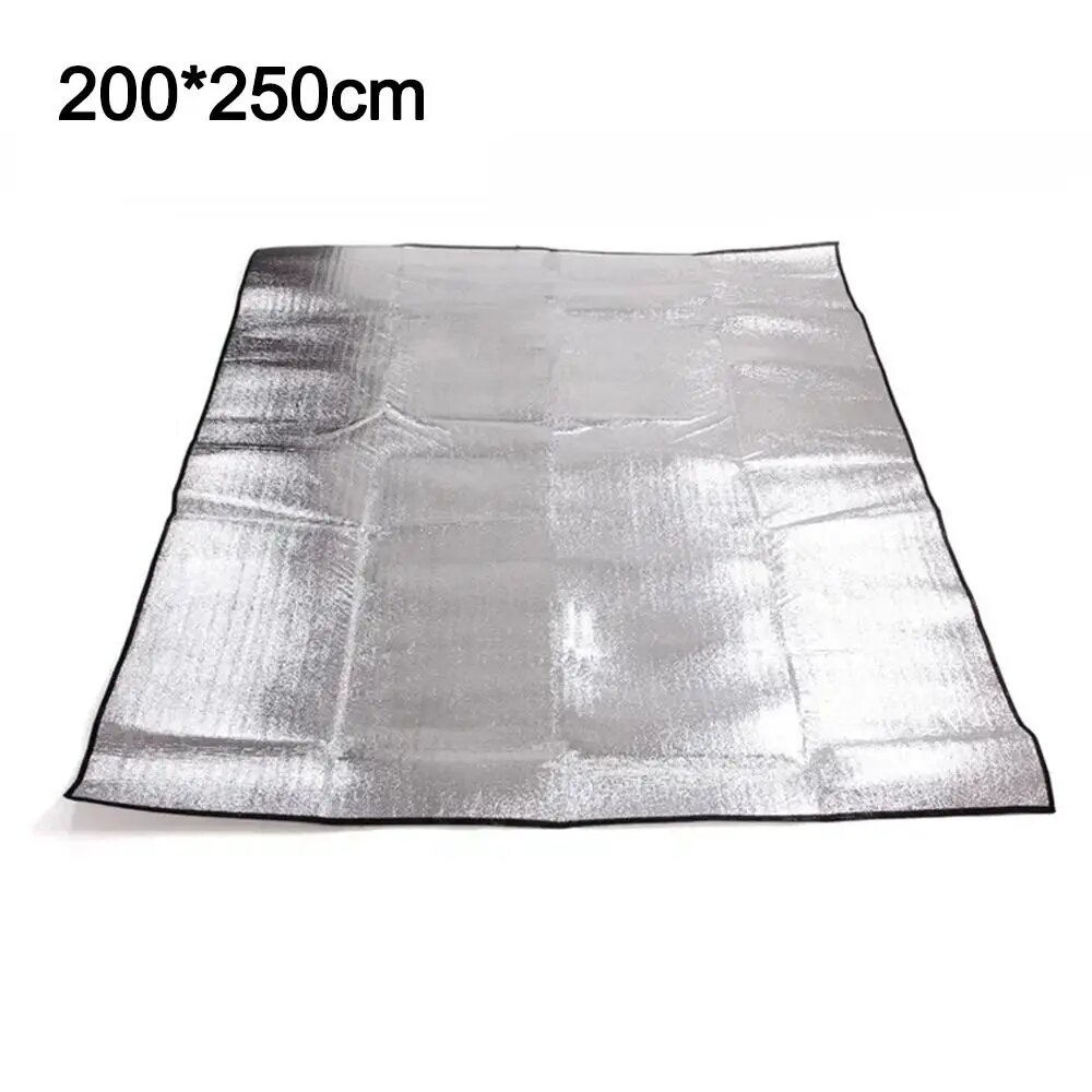 Термальный коврик для кемпинга серебристого цвета 200x250cm