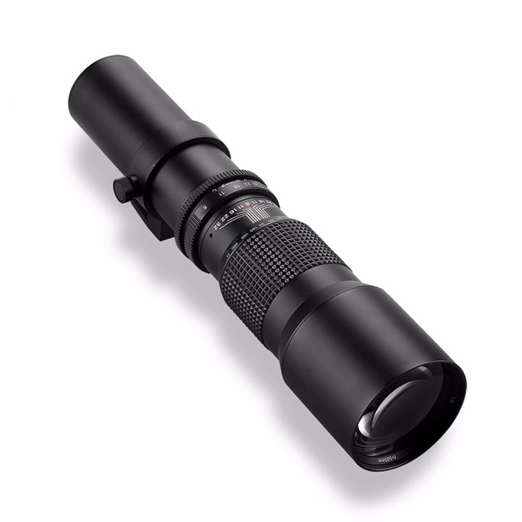 Ручной телеобъектив 500 мм F8.0 F32 с Т-портом-Nikon port-черный