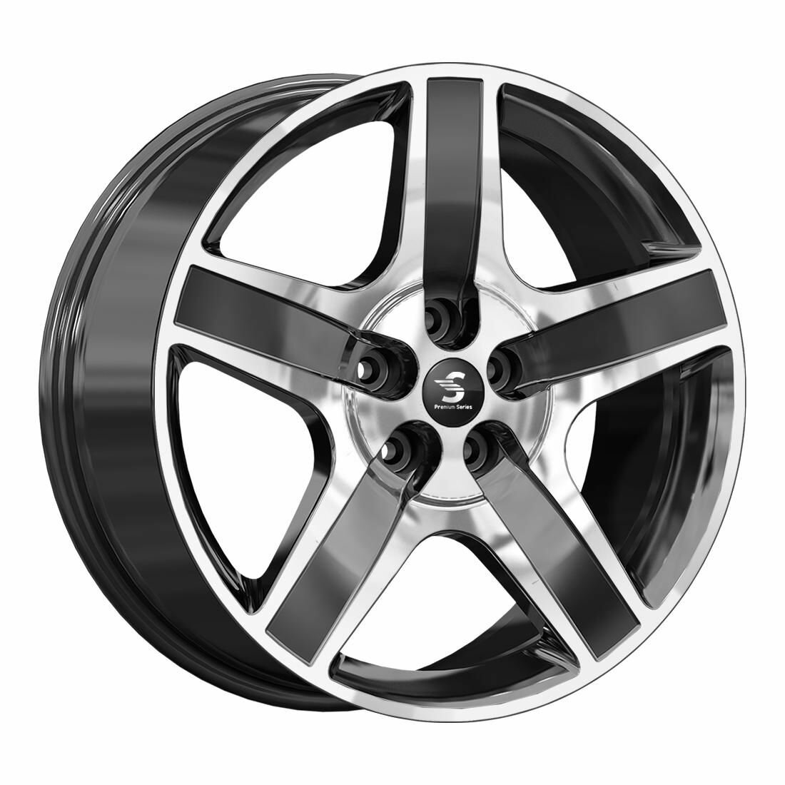 Диск литой СКАД Premium КР008 (20BMW X7) 8,5\R20 5*112 ET35 d66,6 Diamond Black Gris [82165] Fb max 975 kg