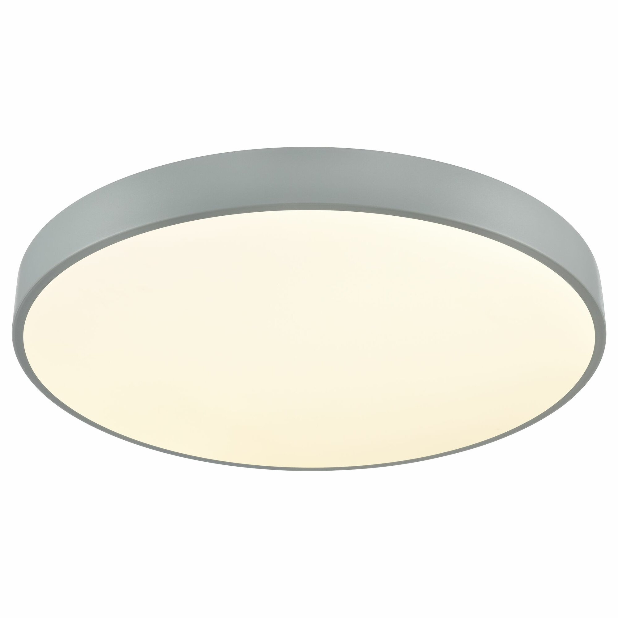 Светильник потолочный Velante Modern Style W500xL500xH50 мм LED цвет серый, арт. 444-247-01