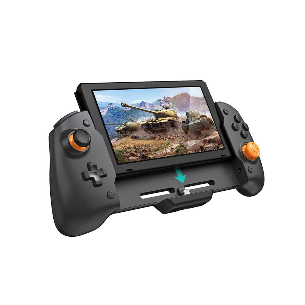 Геймпад контроллер вместо Joy-Con для Nintendo Switch Controller MyPads DOBE TNS-19252, черно-серый