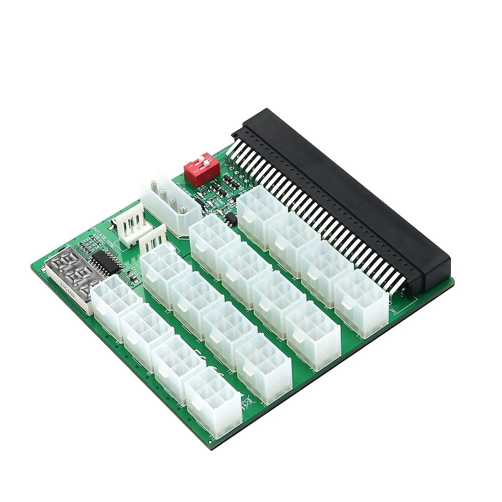 Блок питания ATX 16X 6Pin 12V MyPads для майнинга ETH/BTC