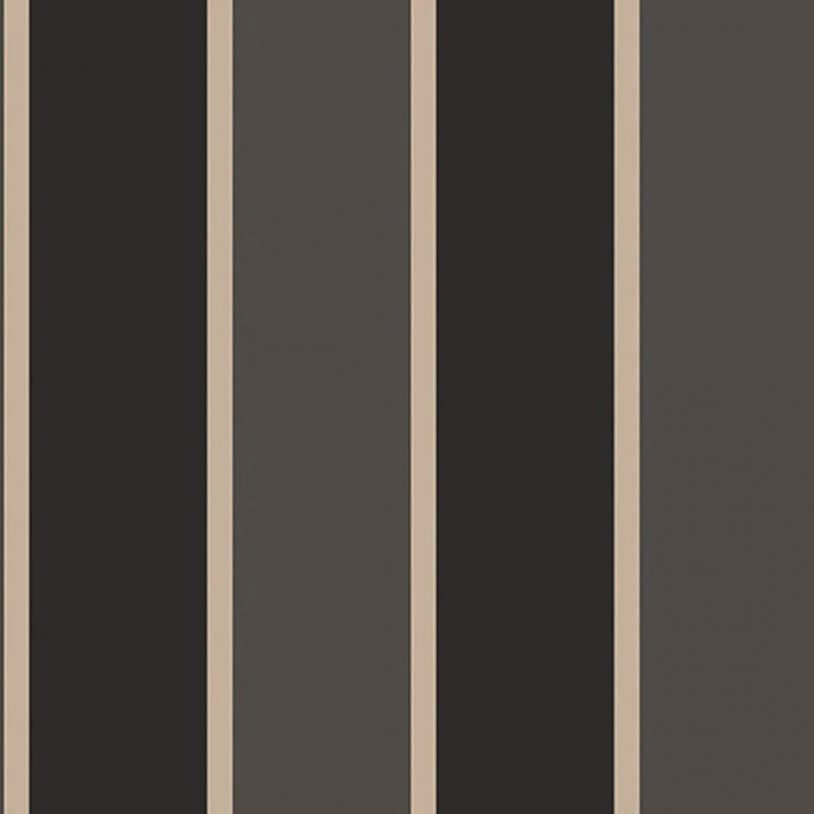 Обои Aura Smart Stripes II G67544; 0,53х10,05 м, винил, цвет коричневый/черный