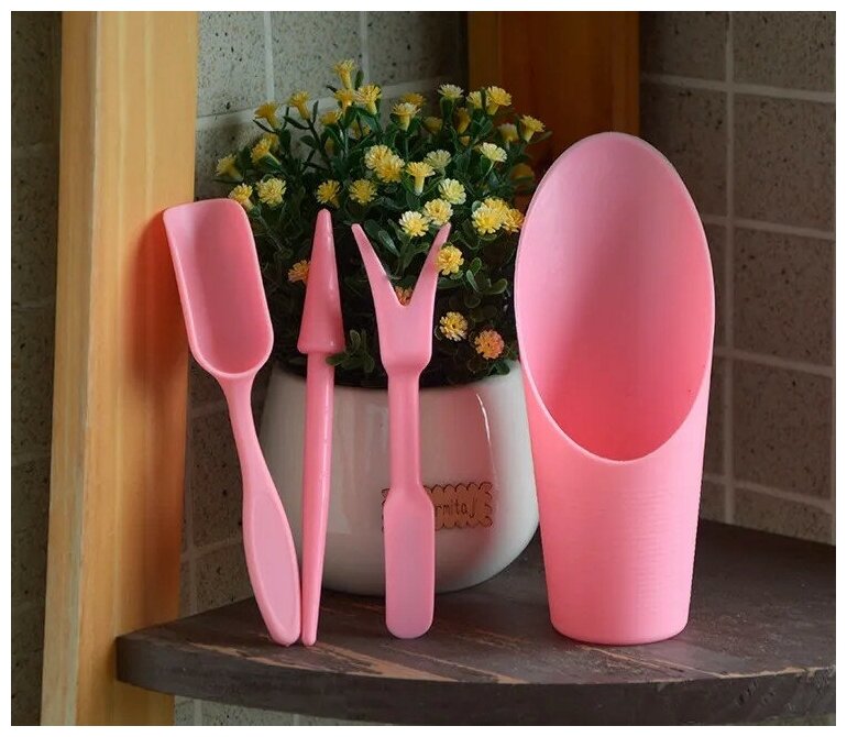 Набор Мультидом для посадки домашних растений VL83-209, полипропиленовый, 4 предмета