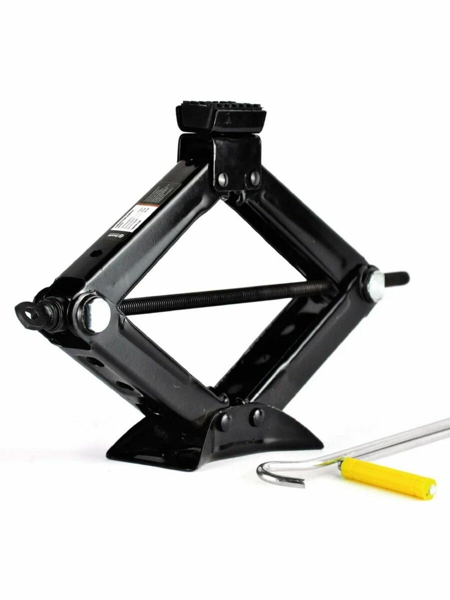 Домкрат БелАК БАК00059, ромбический, 2 т, высота подъема 38 см, черный