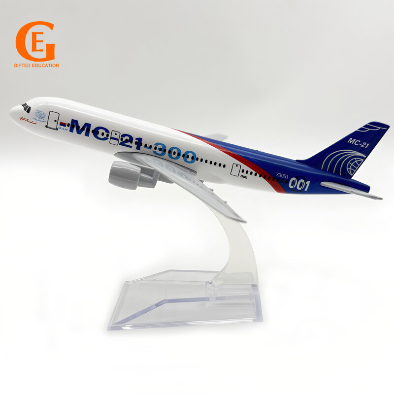 Металлическая Модель Самолета MC-21 Аэрофлота MC21, Российские Авиакомпании