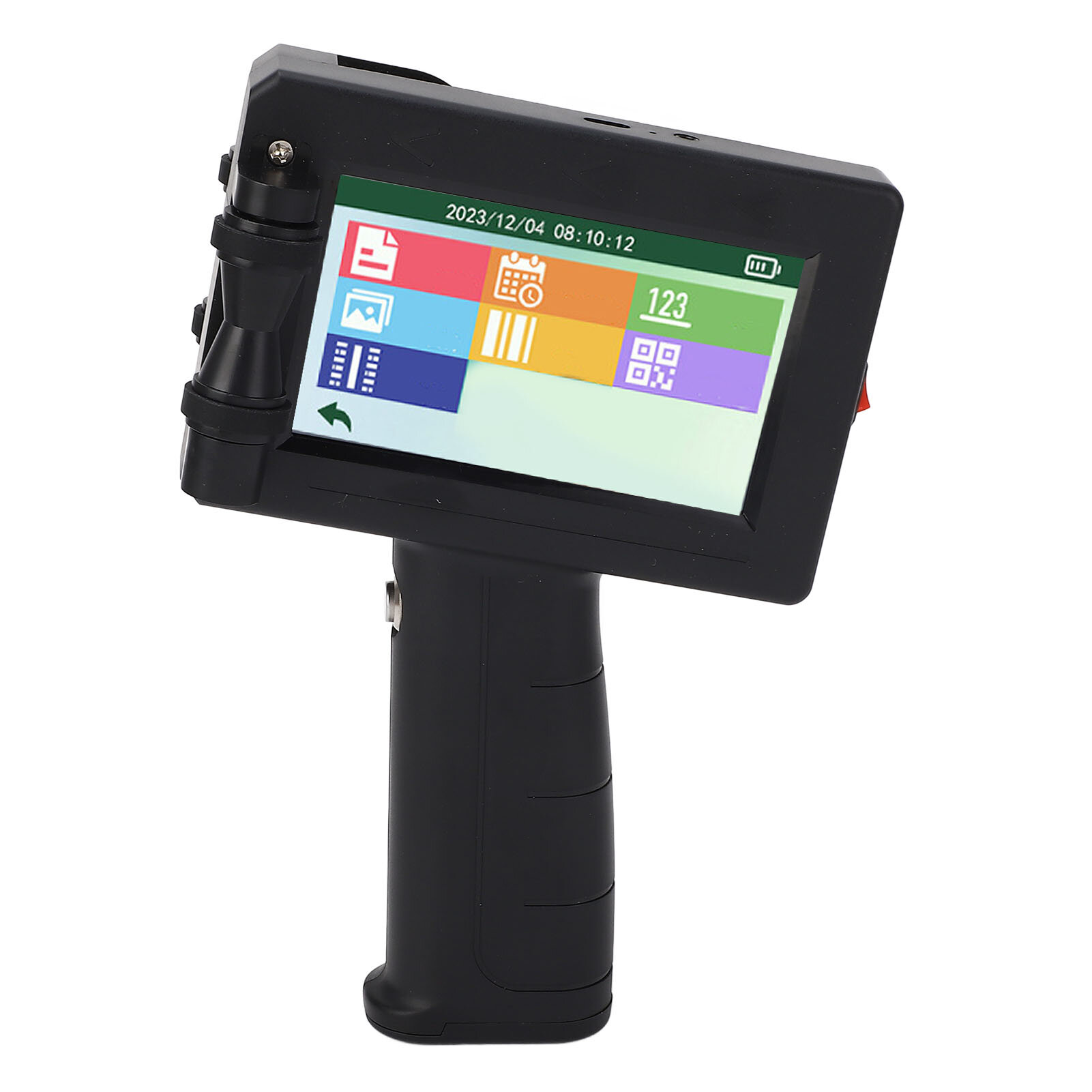 Примерный струйный принтер этикеток 12.7мм с HD экраном и переносным дизайном, идеален для печати на картоне и пластике