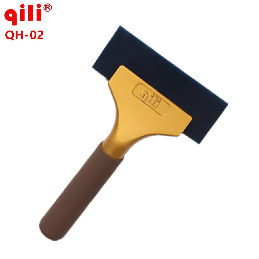 Qili QH-02 Water Snow ICE Длинная алюминиевая ручка 20 см BLUEMAX Ракель Скребок Лопата виниловая пленка волокно Инструмент для обертывания автомобильных наклеек, Black handle