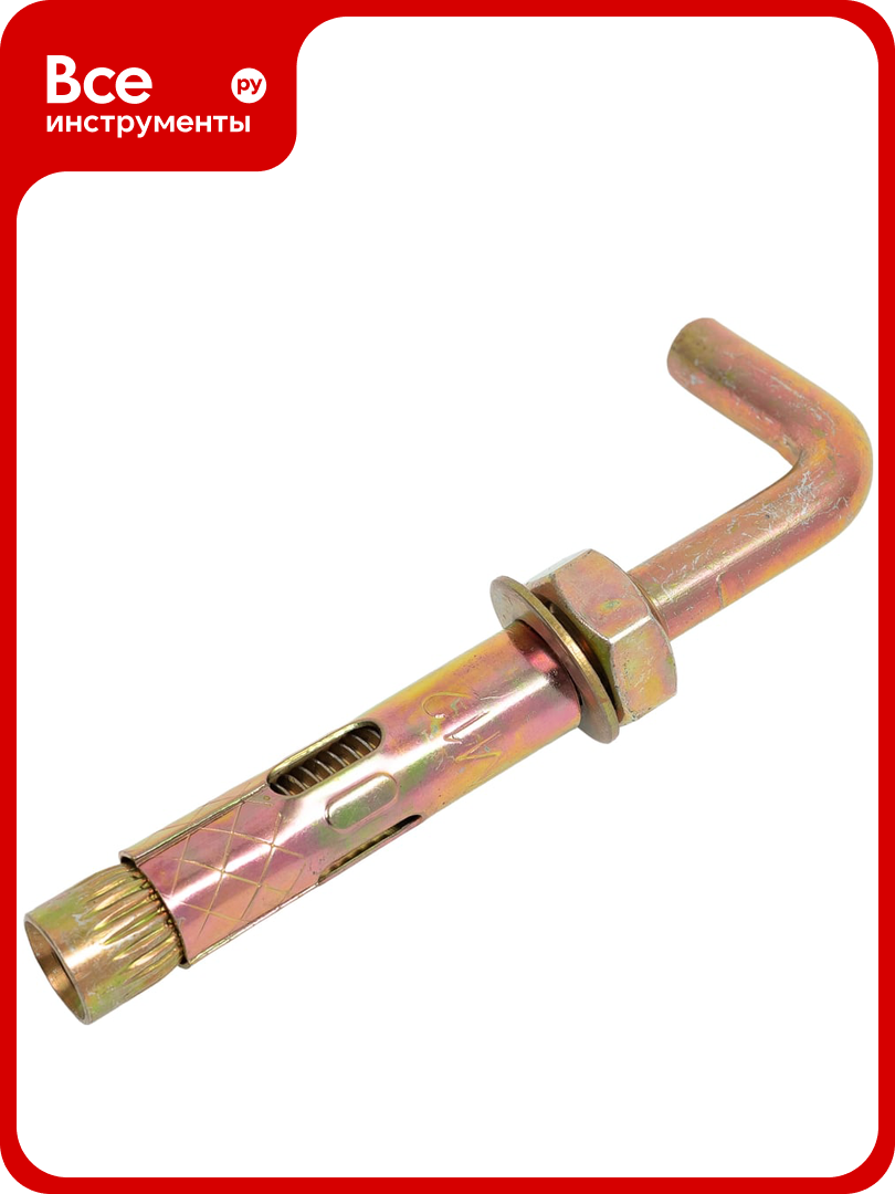 Анкерный болт с г-образным крюком крепежная техника 12x70 60126, полнотелых материалах, строительстве