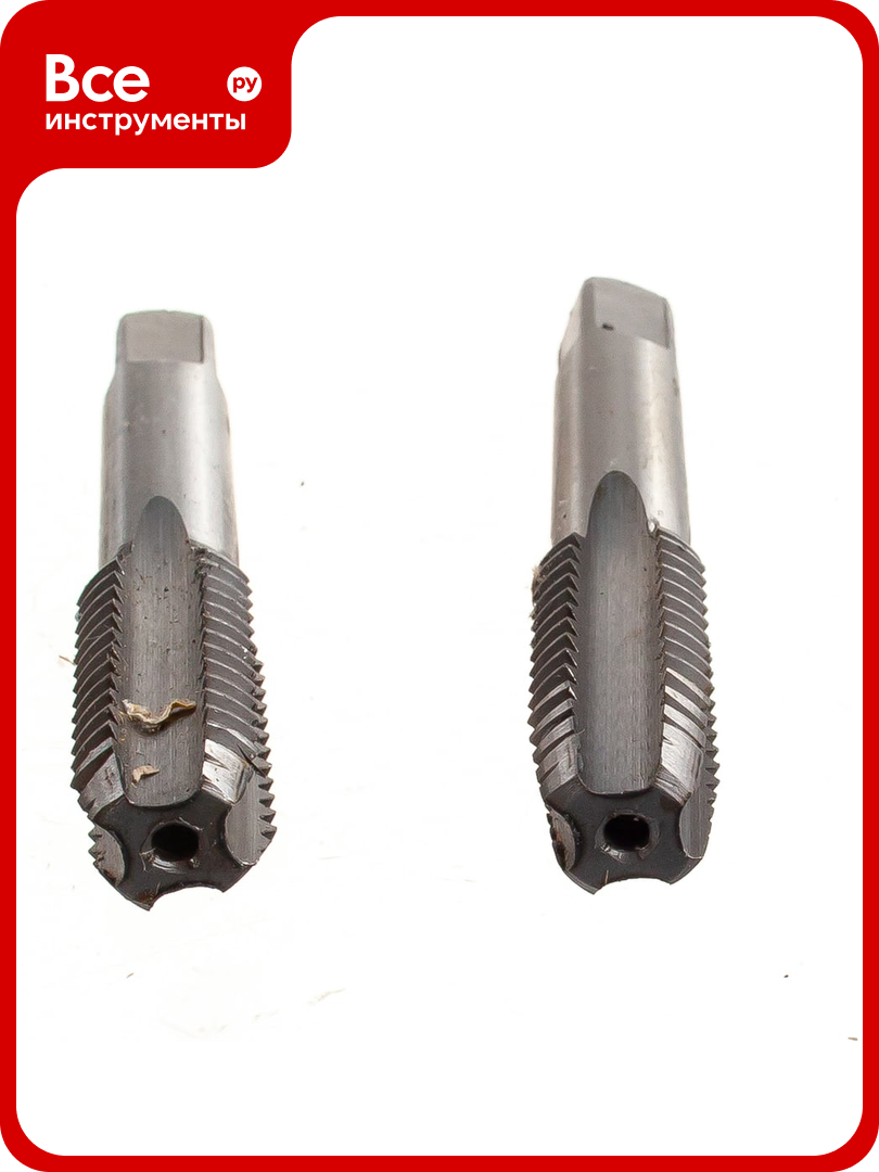 Ручные метчики, комплект 2 шт. М14 х 2.0 мм MOS 70892М, со специальным удерживающим устройством