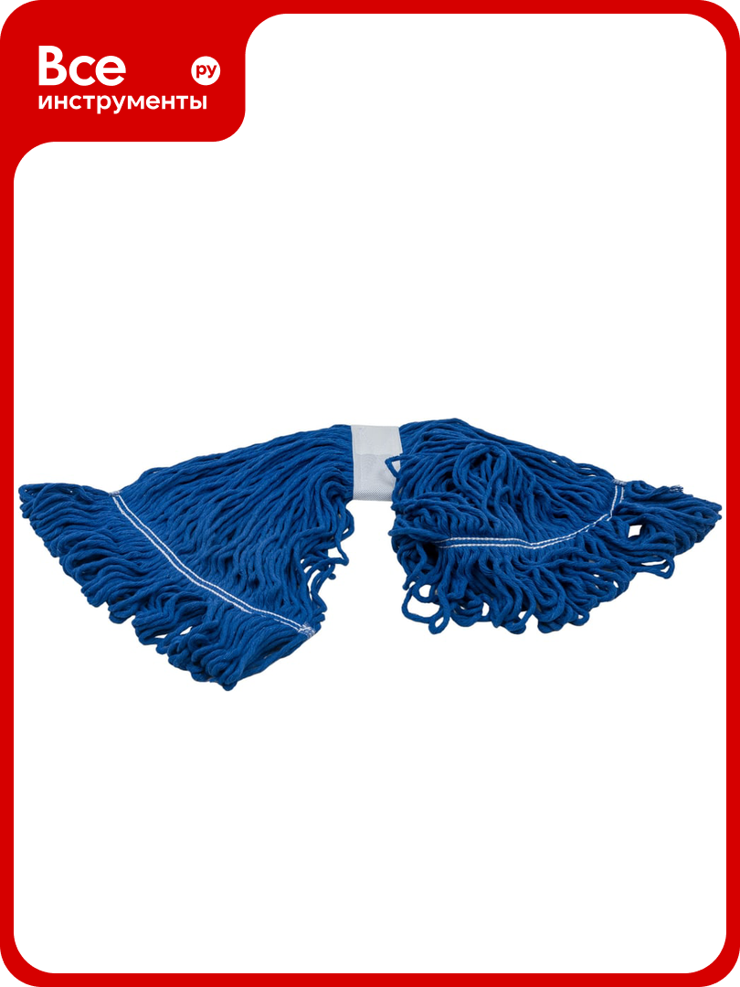 Моп A-VM кентукки, 400 г, хлопок, синий KN1018, из хлопка