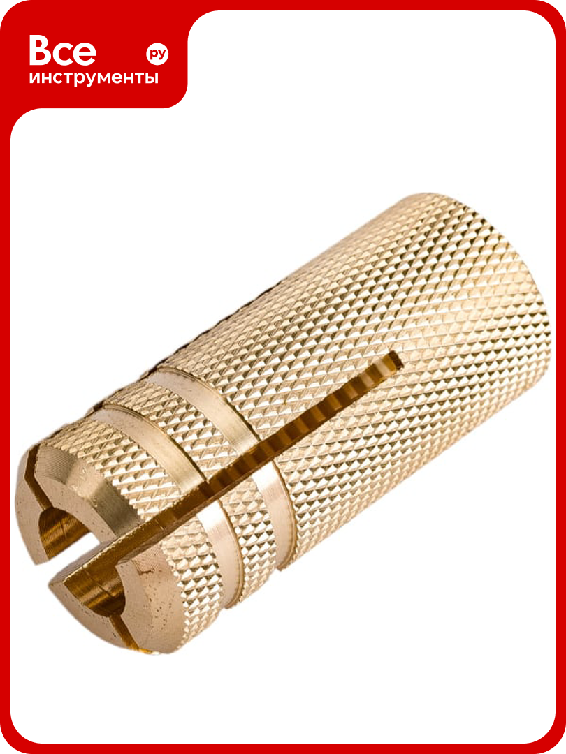 Забиваемый латунный анкер Tech-Krep М16 25 шт - коробка 140602