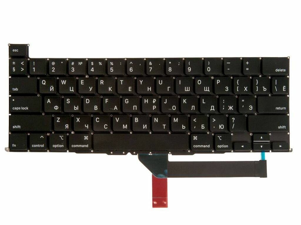 Клавиатура MacBook Pro Retina TouchBar A2141 прямой Enter RUS РСТ / OEM