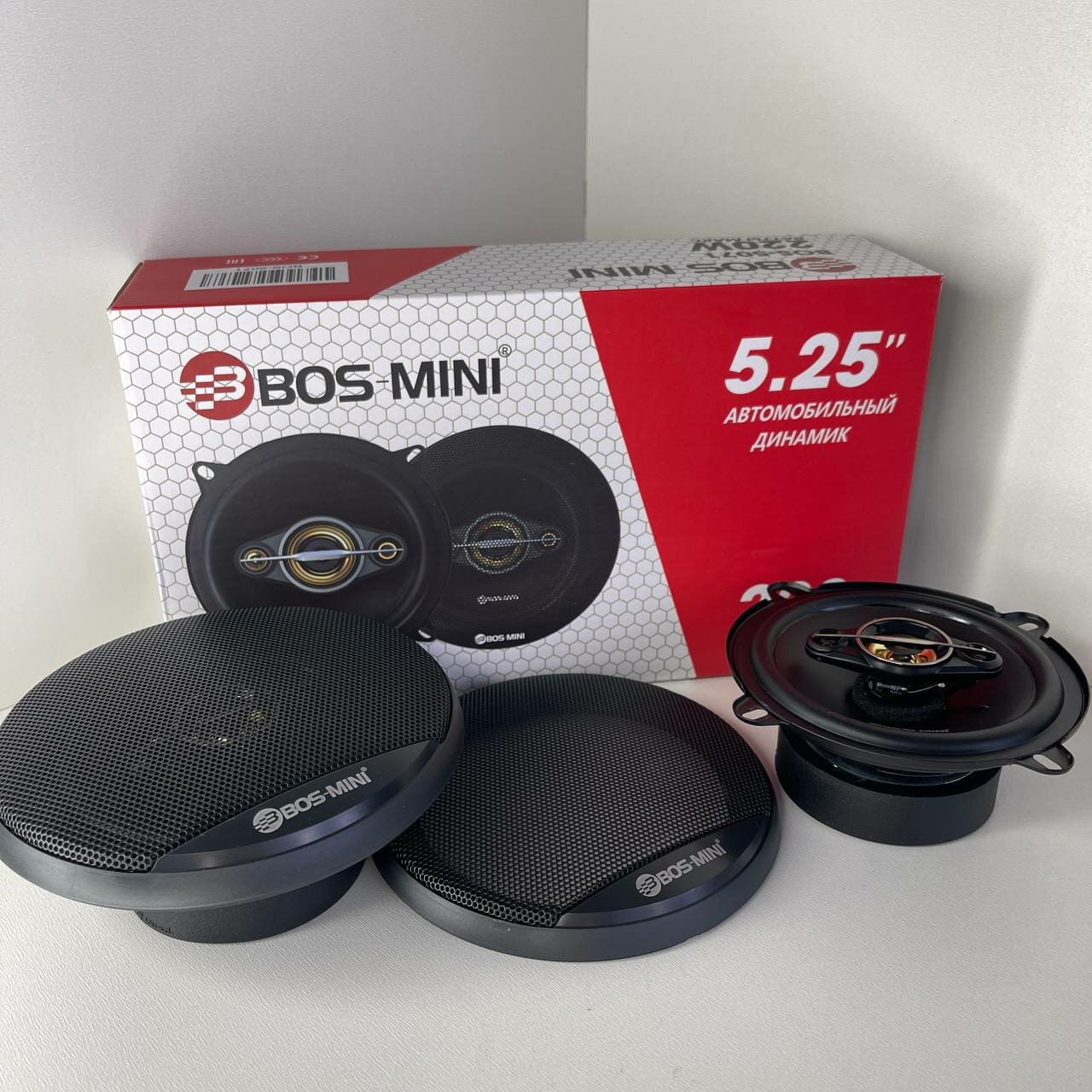 Автомобильные динамики Bos-Mini Bos-5071, 13 См (5.25 Дюймов), 220 Вт/ Комплект из 2 штук