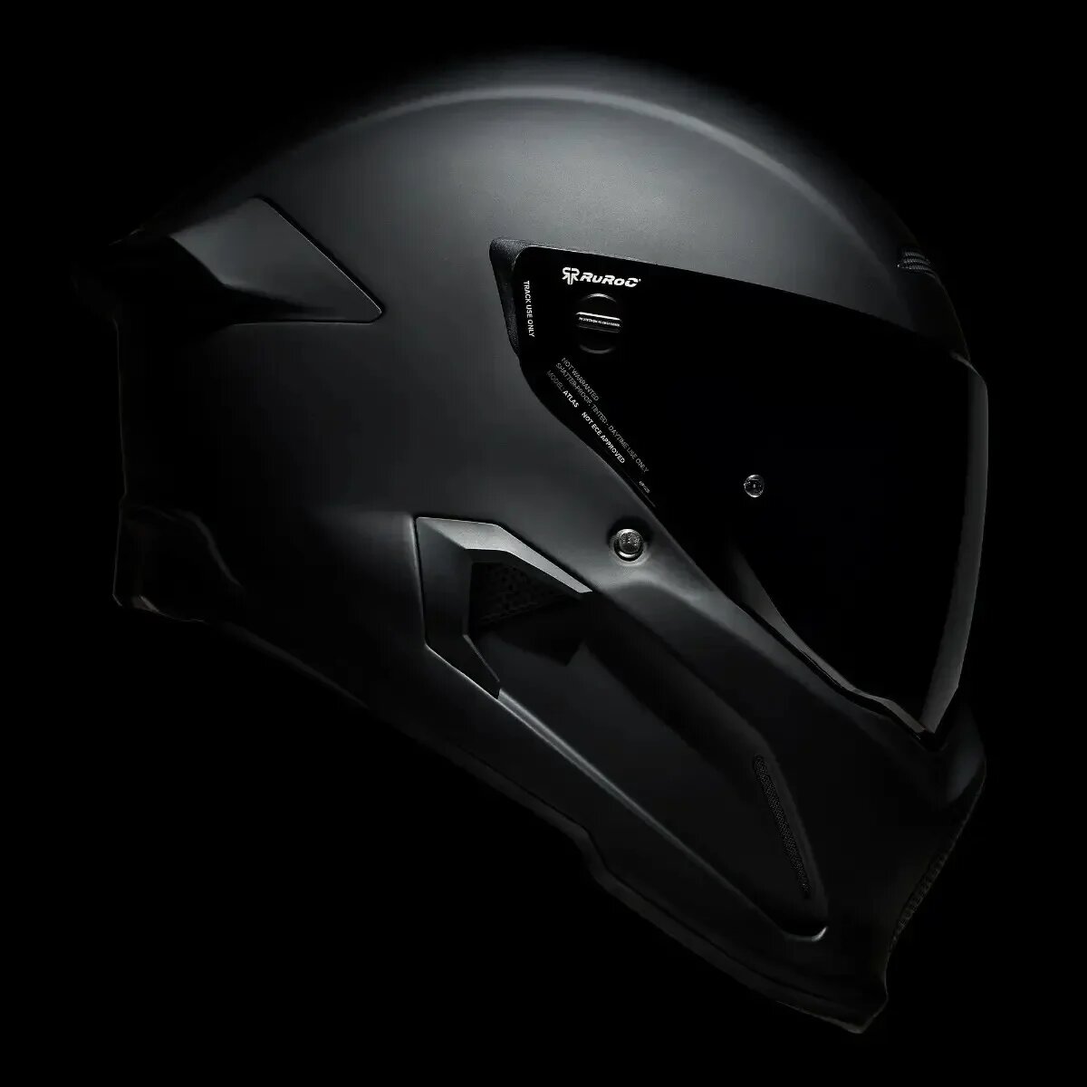 Мотоциклетный шлем Ruroc Atlas 4.0 из углеродного волокна, одобренный ECE DOT, анфас, гоночный внедорожный шлем Cascos Para Moto Casco Moto Черный, XXL, 10