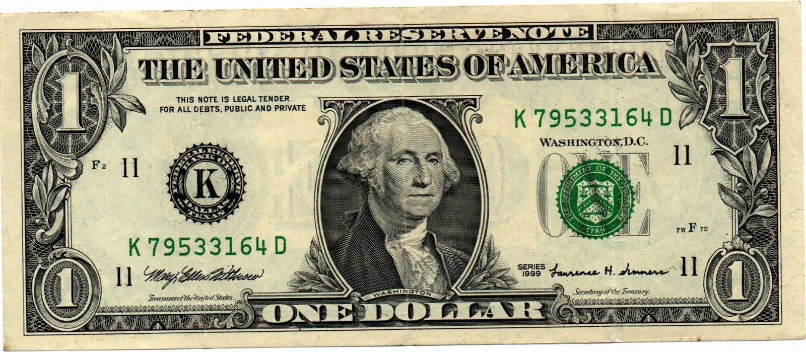 Доллар 1999 год 279533164