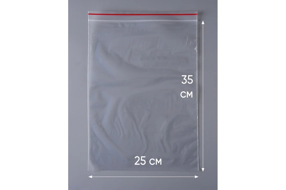 PACK INNOVATION Пакет Zip-Lock 25×35 см, 60 мкм, 100 шт - Zip-пакет с застежкой