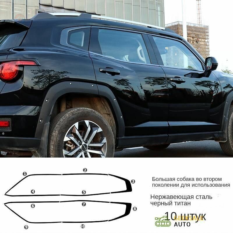 Накладки на окна Haval Dargo 2020-2022 стильные и защитные элементы для вашего автомобиля