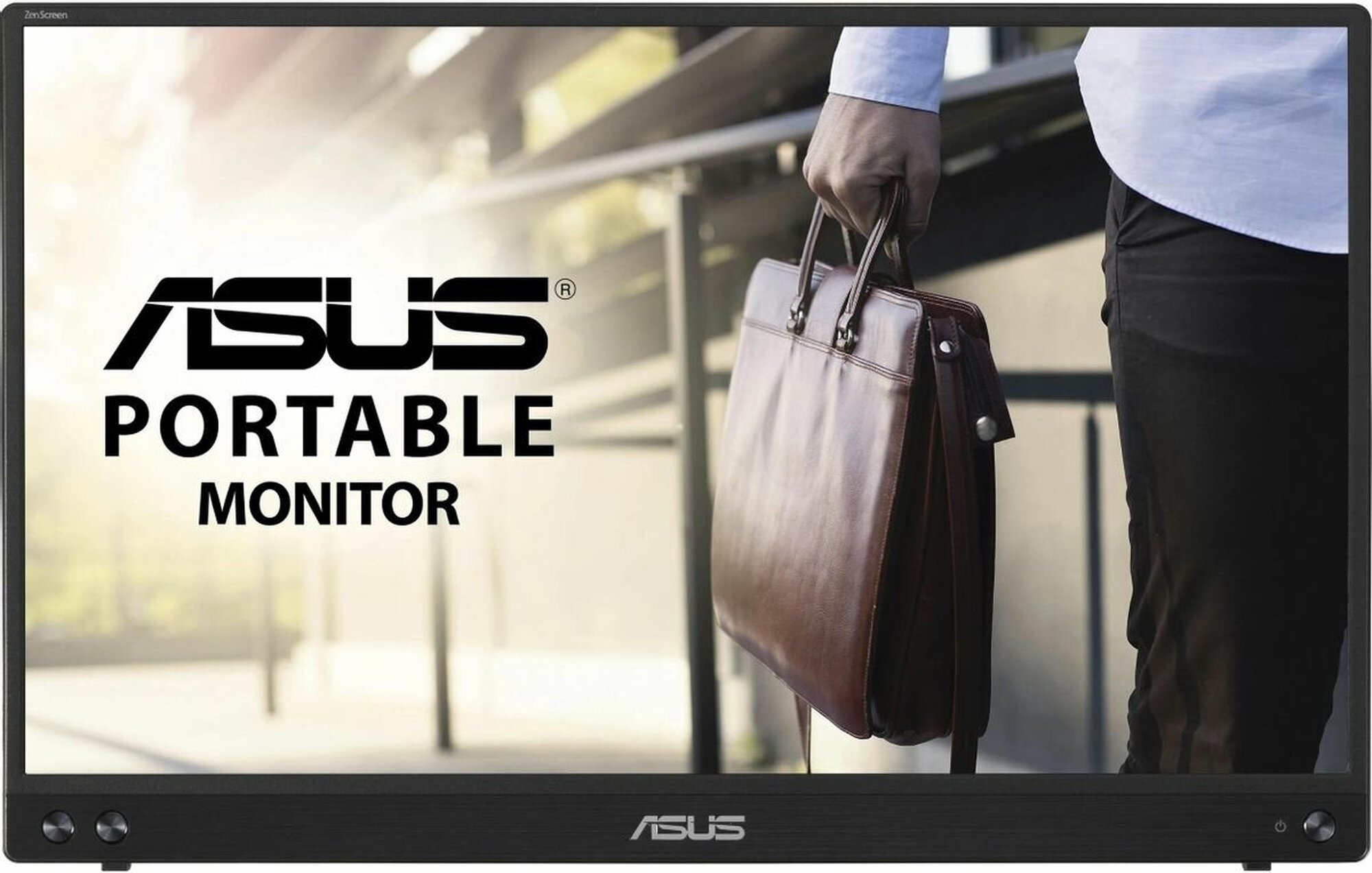 Монитор 15.6" Asus Portable MB16ACV темно-серый (90lm0381-b01370)