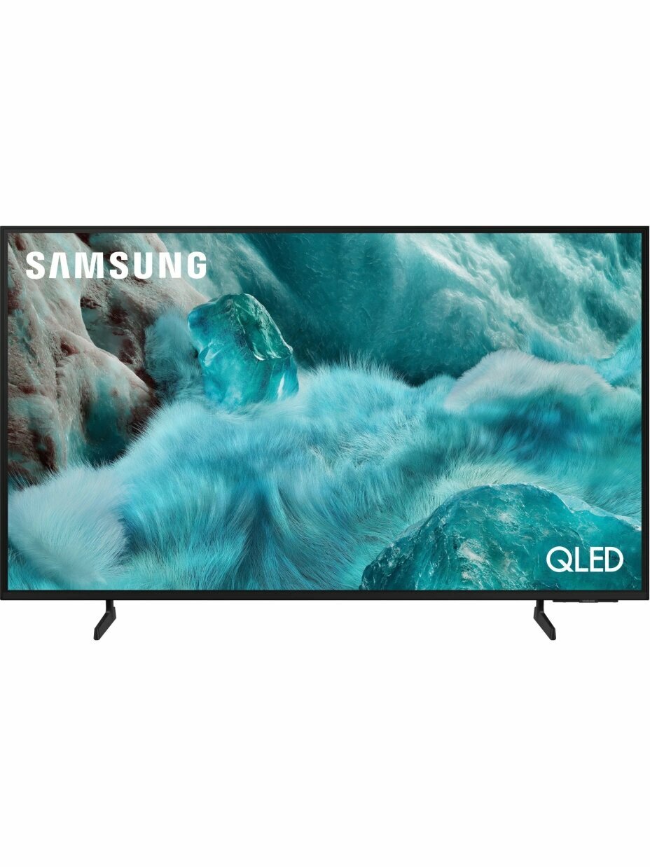 Телевизор Samsung Series Q QE50Q7FAAUXRU, 50", QLED, 4K Ultra HD, Tizen OS, черный