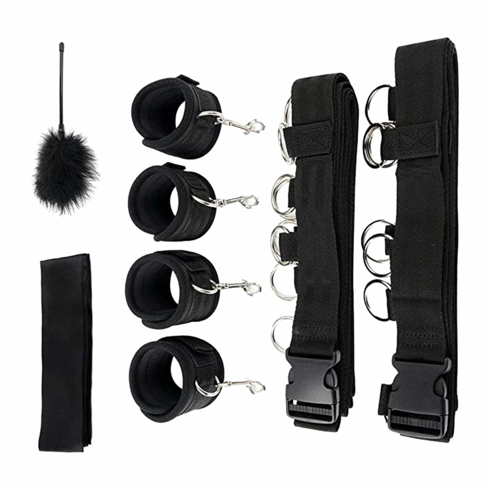 Пара Секс-игрушек BDSM Bed Restraint Equipment Set Эротический глаз для лодыжек