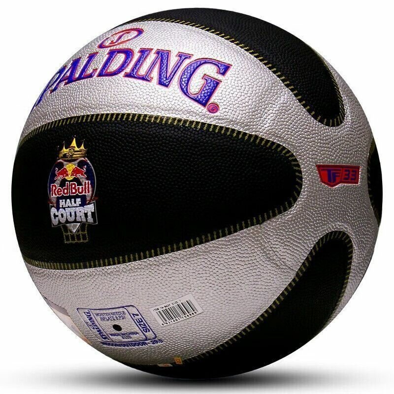 Баскетбольный мяч Spalding TF-33 Red Bull официальный матч №7, 3V3, для игры в помещении и на улице, из PU-материала, дизайн Red Bull