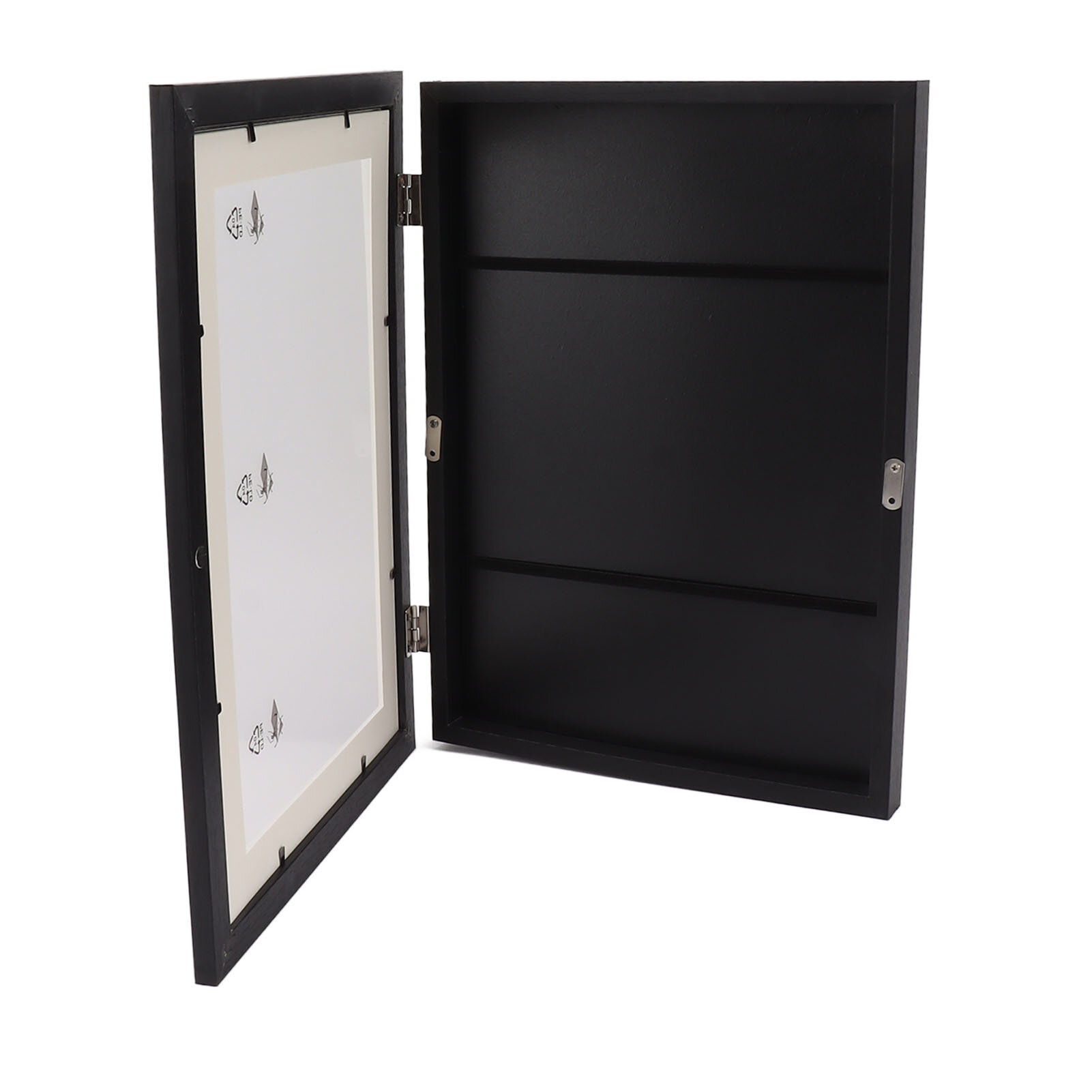 Детская художественная рамка с плотностью доски PS Магнитное переднее отверстие Сменная рамка для отображения произведений искусства вмещает 50 шт. Картинки для поделок Рисование школьных заданий Черный