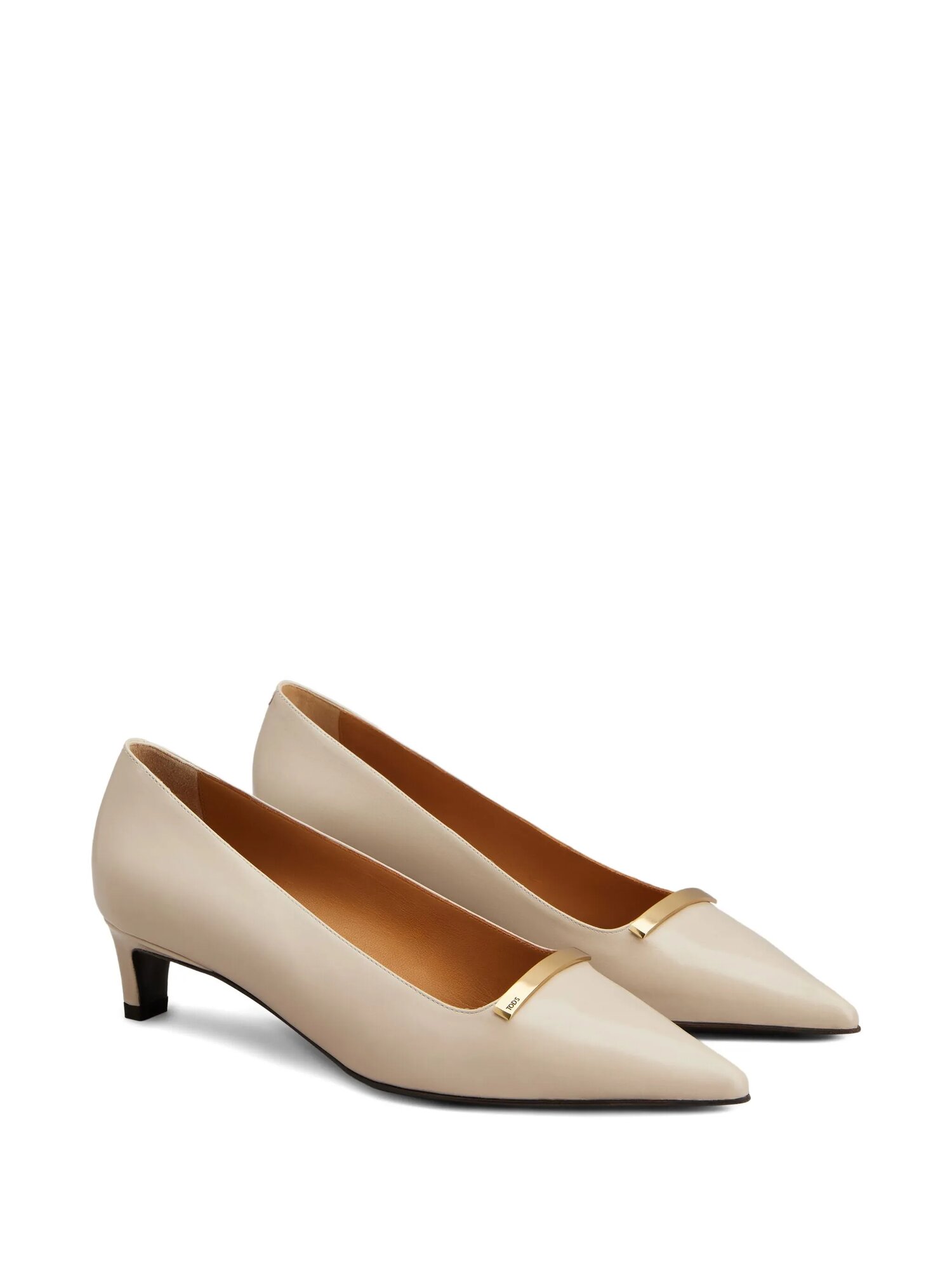 Туфли Tod's Leather pointed-toe pumps, размер 40 — фото 1