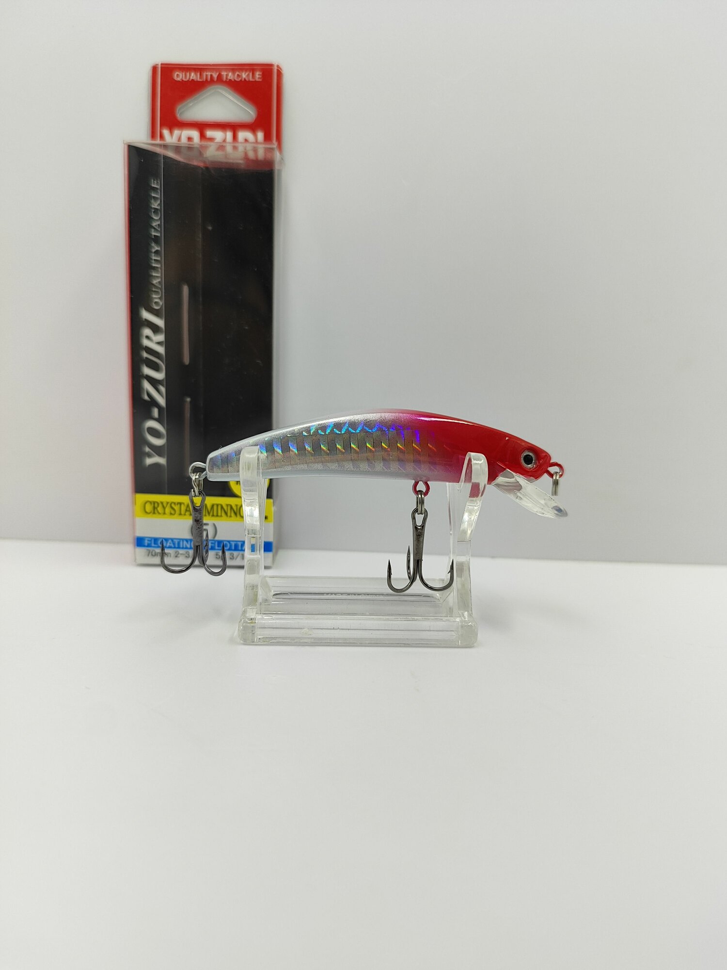 Воблер для рыбалки Yo-Zuri crystal minnow 70f
