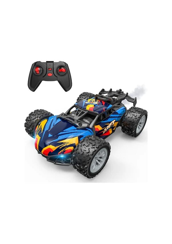 Симпатичная радиоуправляемая машинка для мальчиков от 3 до 8 лет, игрушечный дрифт-кар с напылением, 2,4 ГГц, разноцветный