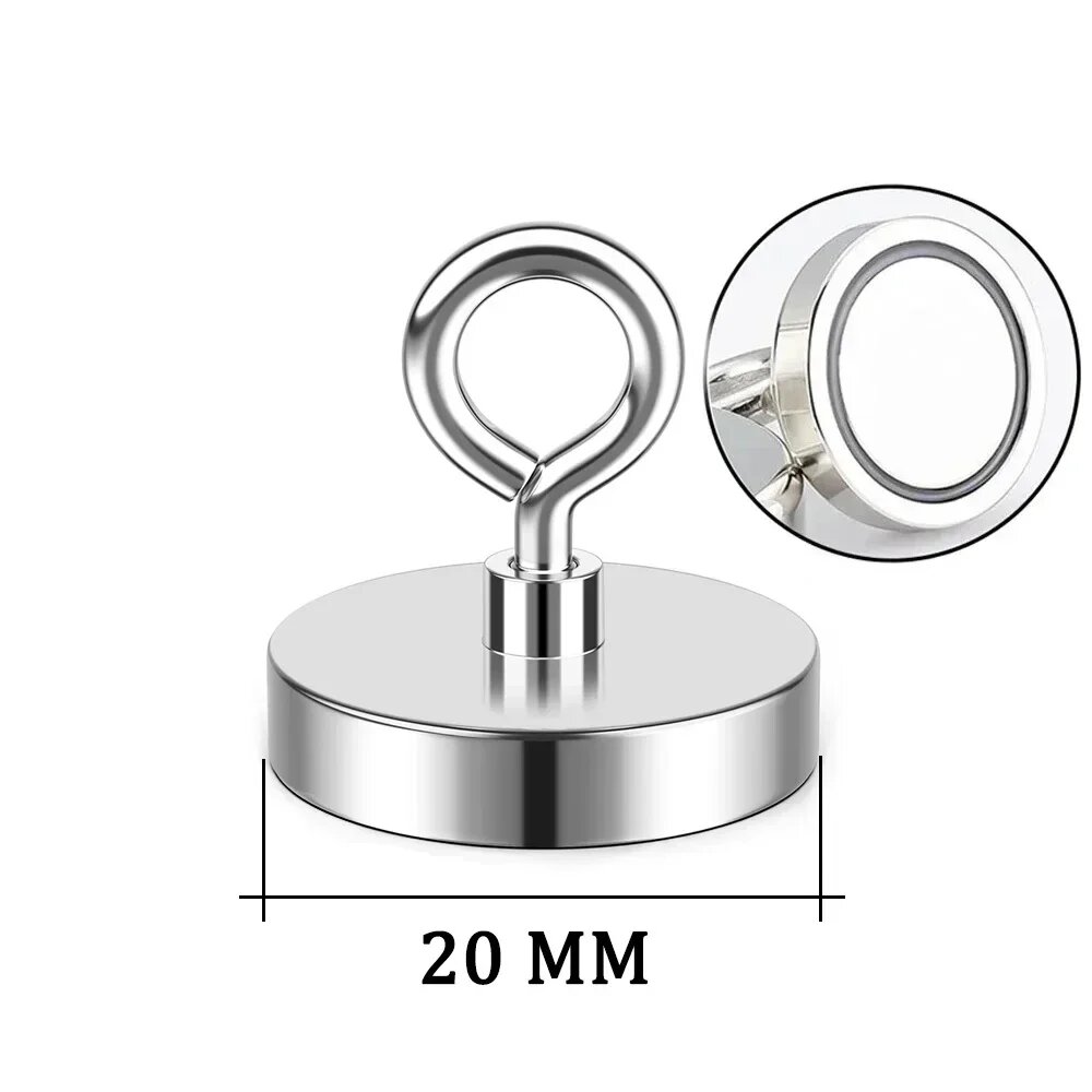 Неодимовый магнит KNF20 Pull Max 12KG