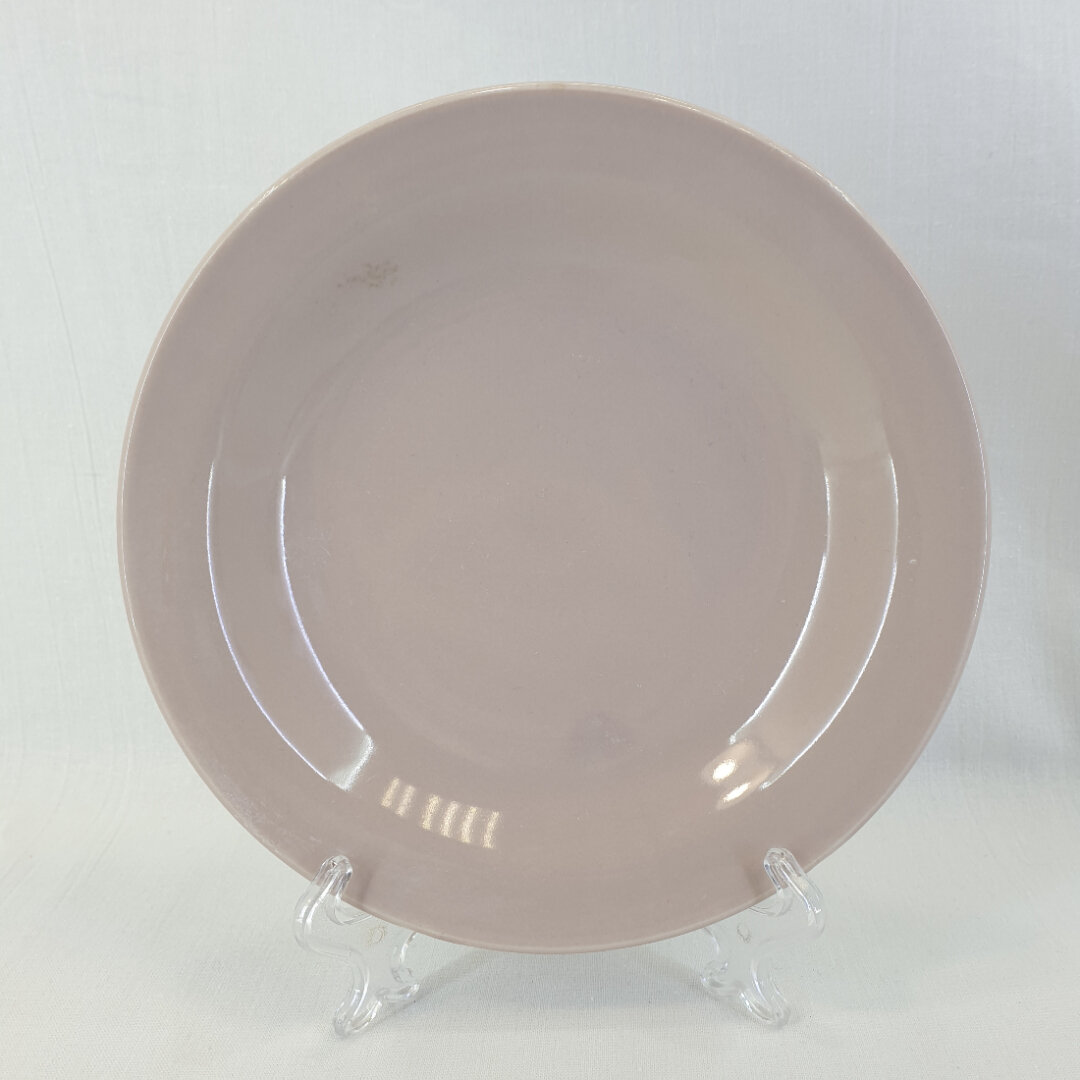 Тарелка десертная Богдановическмй завод, фаянс 17 см, винтаж СССР