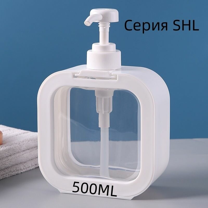 Дозатор винтовой для жидкого мыла механический, 500 мл, 1 шт.