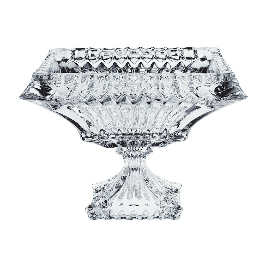 Ваза для фруктов на ножке "Прага" хрусталь 28х28 см. / 1 шт. Jihlava Bohemia