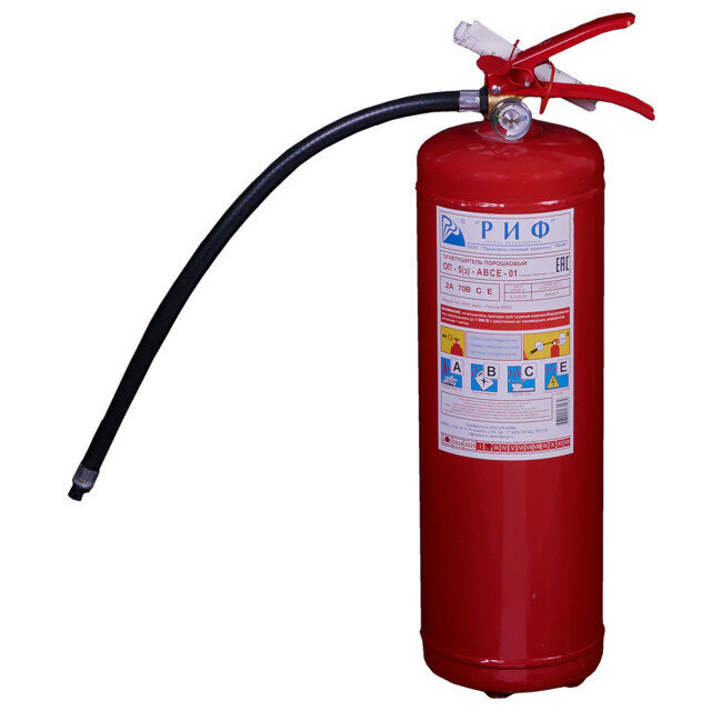 Огнетушитель порошковый ОП-5 (з) АBСЕ РИФ