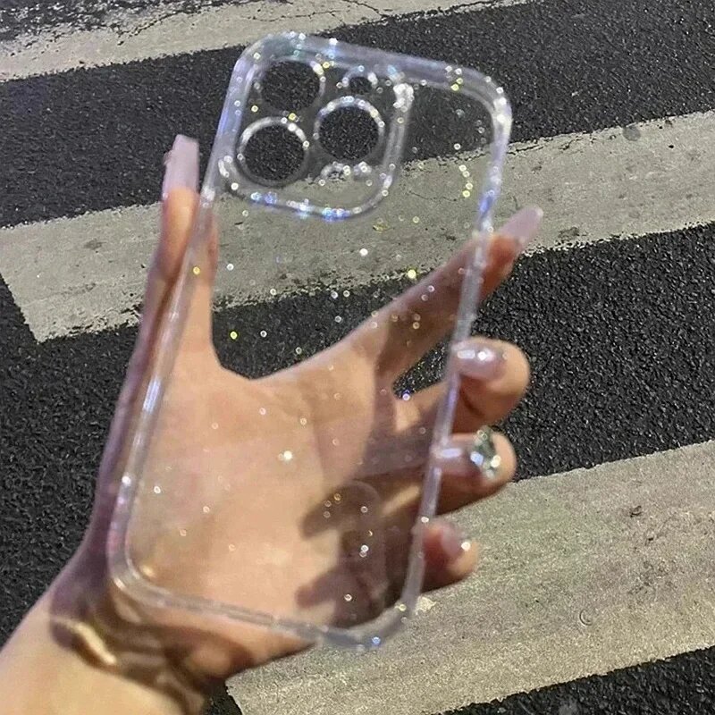 Блестящий чехол для iPhone 16 Pro Max