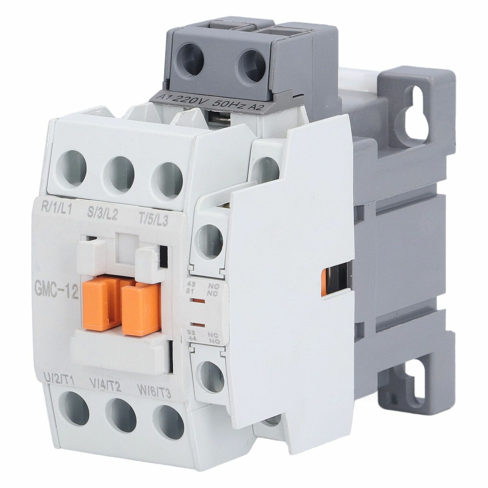 Контактор переменного тока для монтажа на DIN-рейку Контактор управления бытовой цепью 1НО 1НЗ 220В 50Гц 13А GMC 12