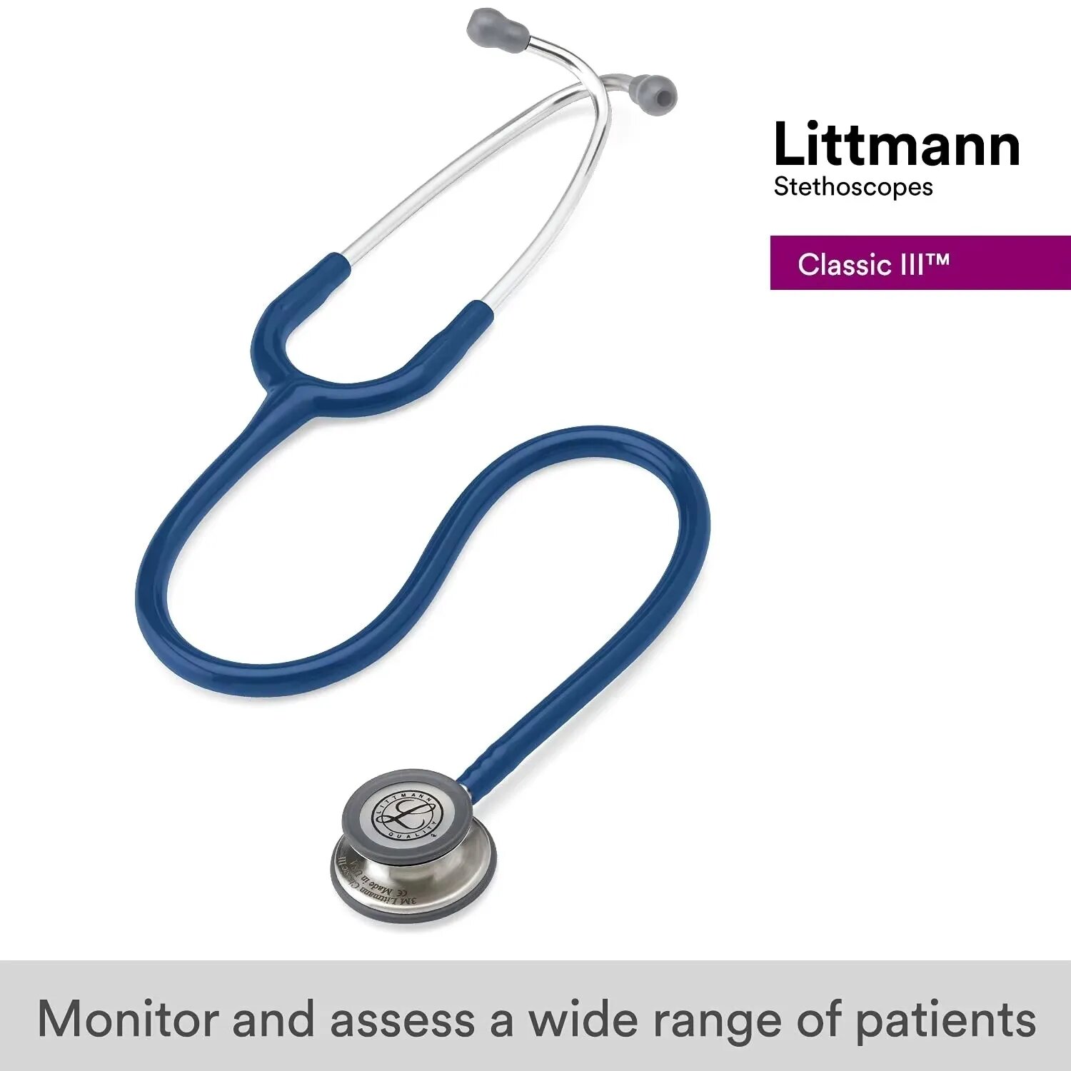 Стетоскоп 3M Littmann Classic III 5622 темно-синий