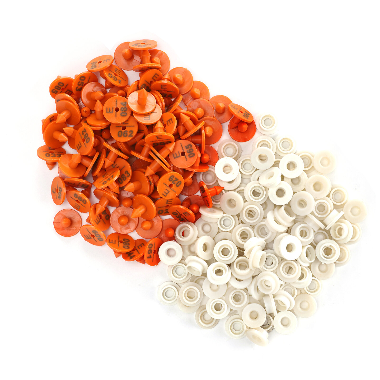 100 комплектов ушных бирок для кроликов, нумерованный ушной маркер, идентификационная бирка для животных, этикетка, сельскохозяйственные принадлежности