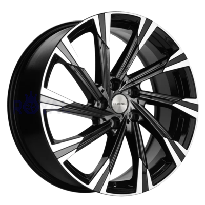 Литой колесный диск Khomen Wheels KHW1901 (Haval 7/7x) 7,5x19/5x114,3 ET40 D64,1 Black-FP