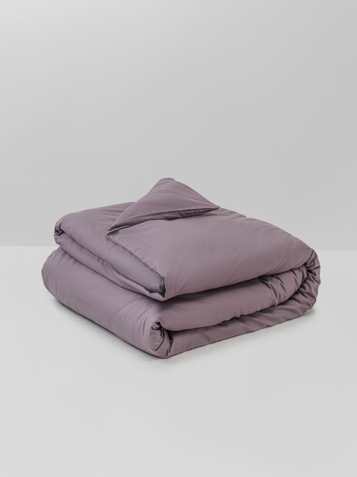 Пододеяльник Атмосфера, евро, 200 х 220 см, Сатин люкс, серо-сиреневый