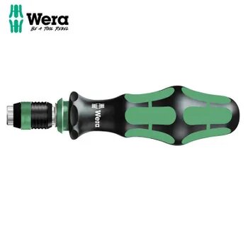 Wera 05051482001 Kraftform 817 R Шестигранная отвертка с держателем бит Быстрозажимной патрон Rapidator, головка 1/4 дюйма, 133 мм