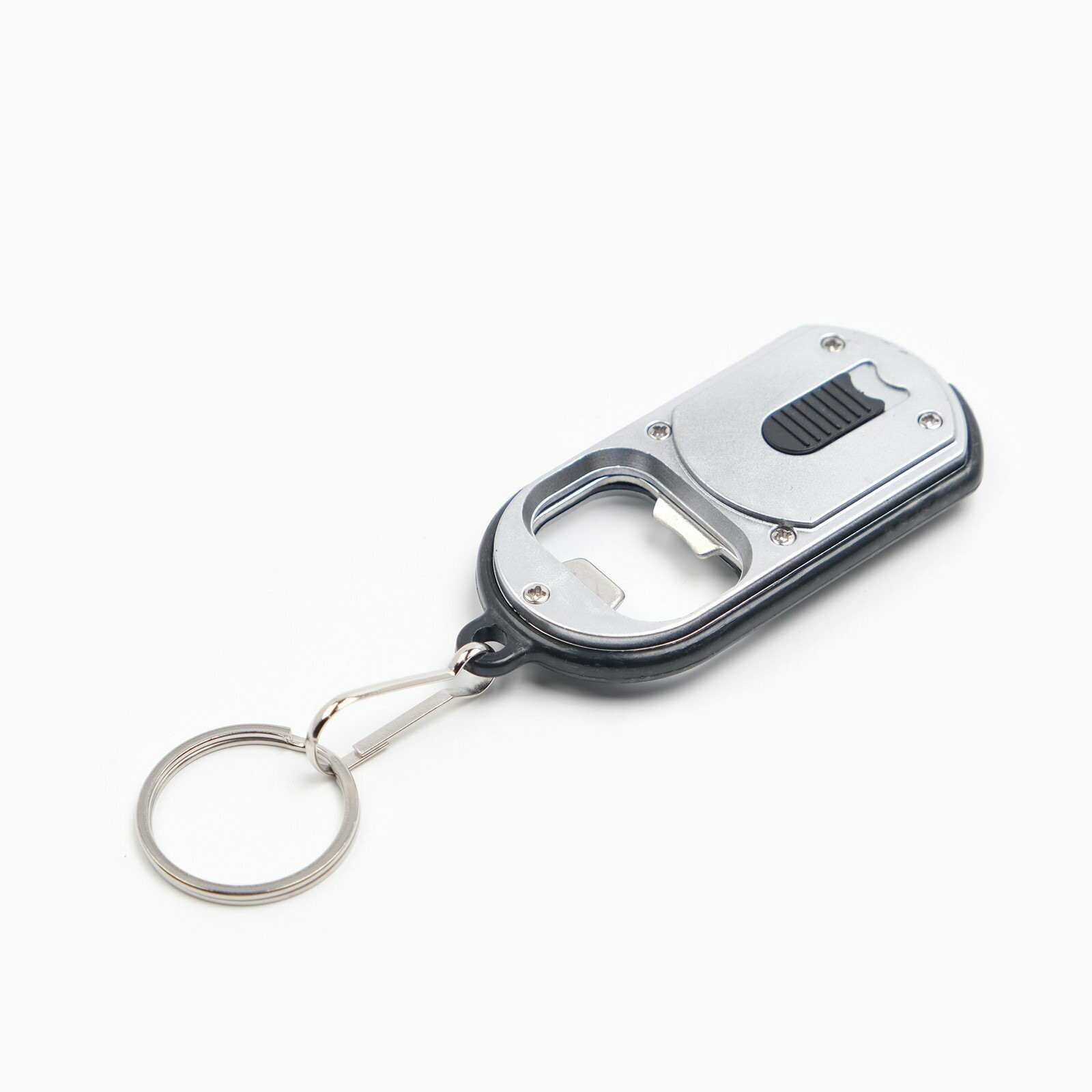 Фонарик брелок для ключей на кольце с открывашкой, от AG3, тематика праздника: 23 февраля