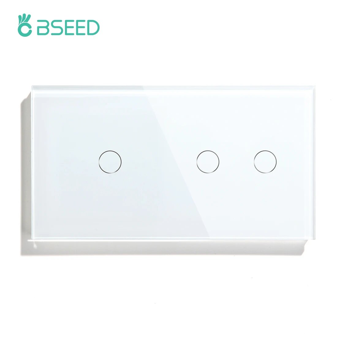 Сенсорный переключатель BSEED 1/2/3 Gang белый, 1G 2G Switch, Европейский стандарт